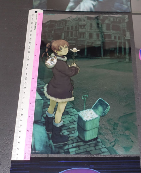 serial experiments lain 25th Aniv Event Goods 21x30cm Clear PVC Poster ...