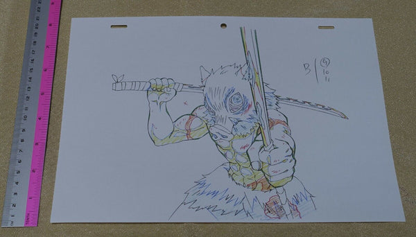 ufotable Kimetsu no Yaiba Demon Slayer Print Key Frame Art Sheet Inosu ...