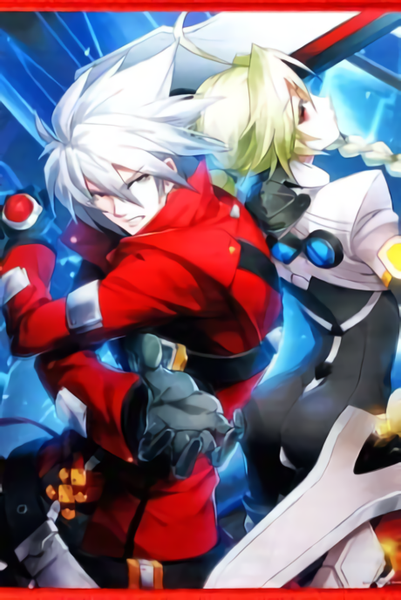 BLAZBLUE BLAZBLUE CHRONOPHANTASMA Ragna & ?-No.11 B2SIZE TAPESTRY Wall ...
