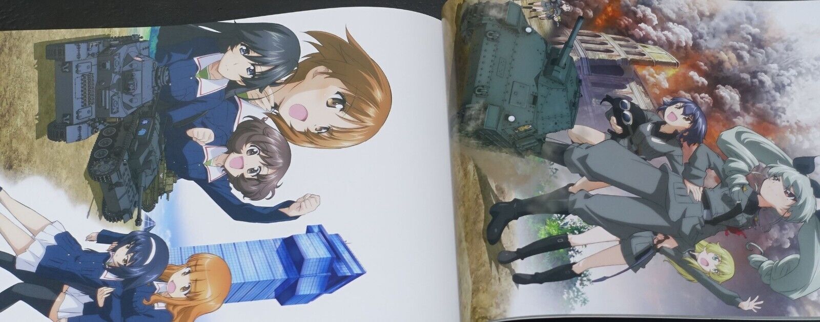 GIRLS und PANZER Characters Official Art Works Sensha-do Shoujo Syashi ...