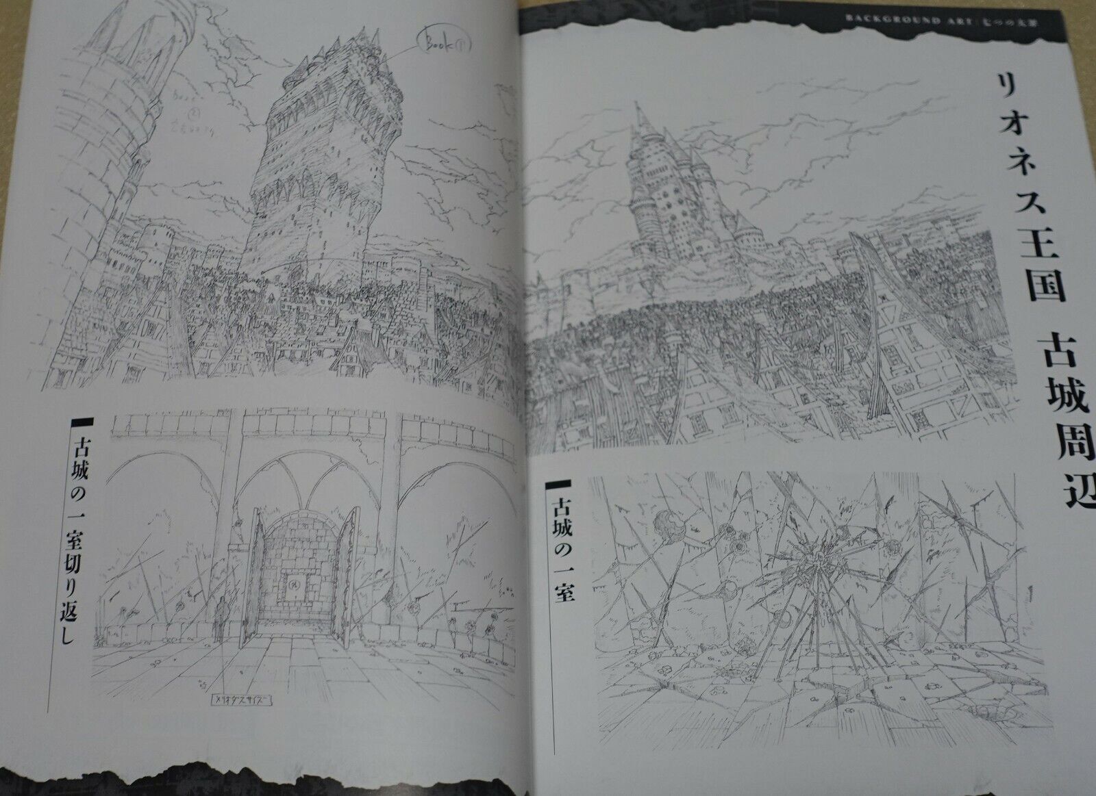 Animation Seven Deadly Sins Official Setting Art Collection Book – q to ...