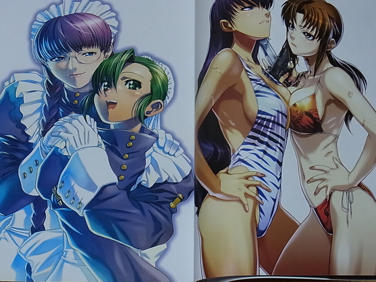 Rei Hiroe Art works2 Call Mission BLACK LAGOON etc – q to Japan