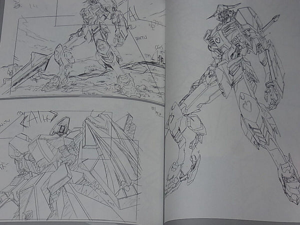 Masami Obari Robot Animation Art Work Book Gundam Key Frame Art – q to ...