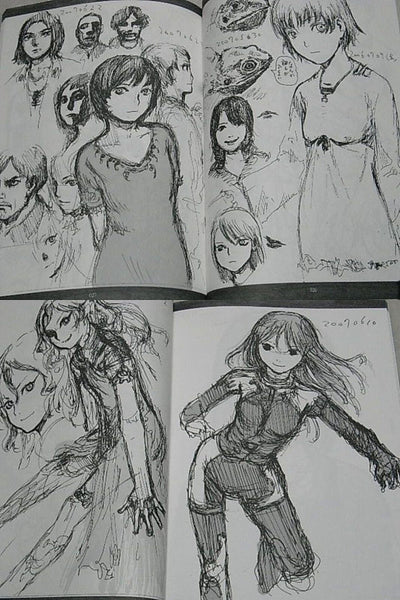 Yoshitoshi Abe Art Book pen drawings 2006-2007 106page – q to Japan