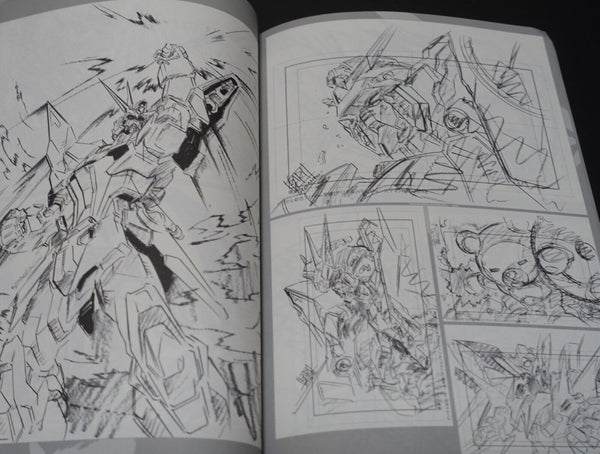 Masami Obari Animation Gundam Build Fighters Key Frame Art Book Rakuga ...
