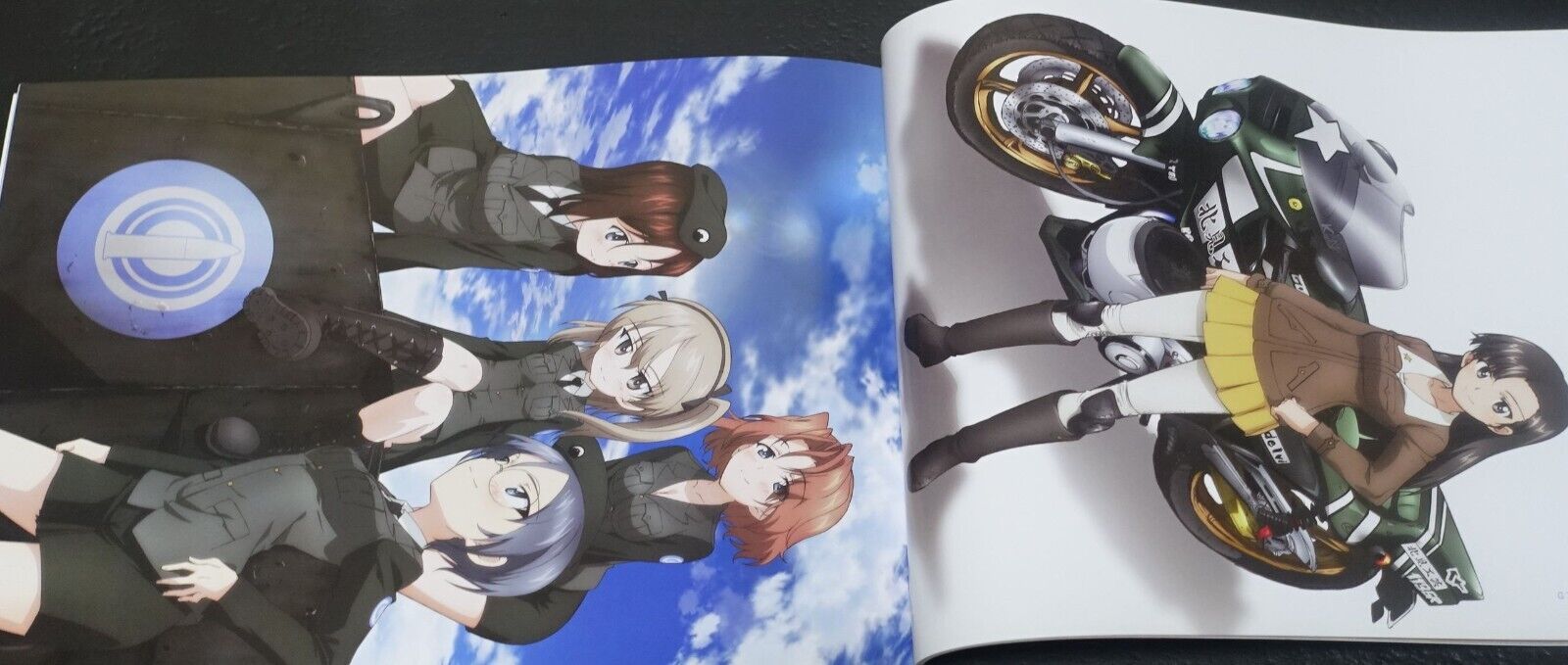 GIRLS und PANZER Characters Official Art Works Sensha-do Shoujo Syashi ...