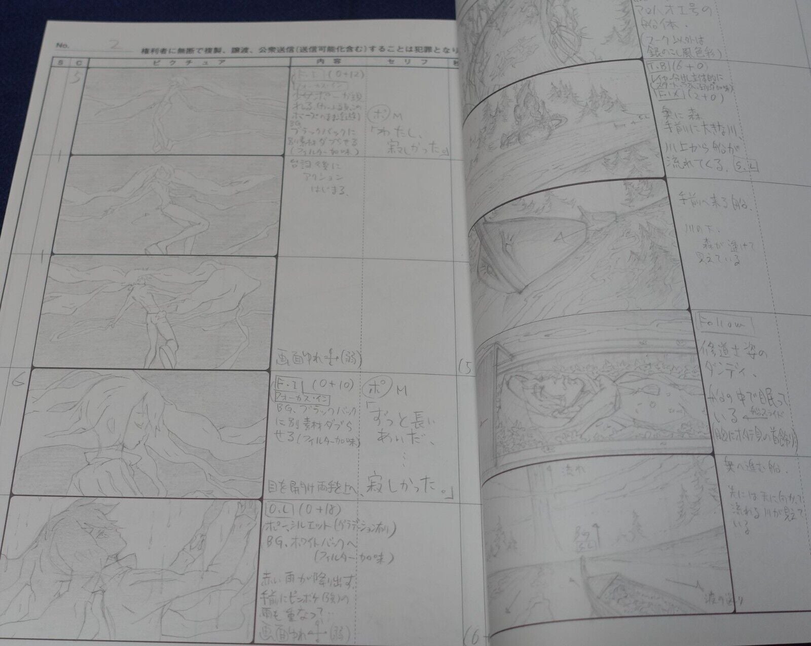 Yasuhiro Nakura Space Dandy Epi21 Story Board Art Book – q to Japan