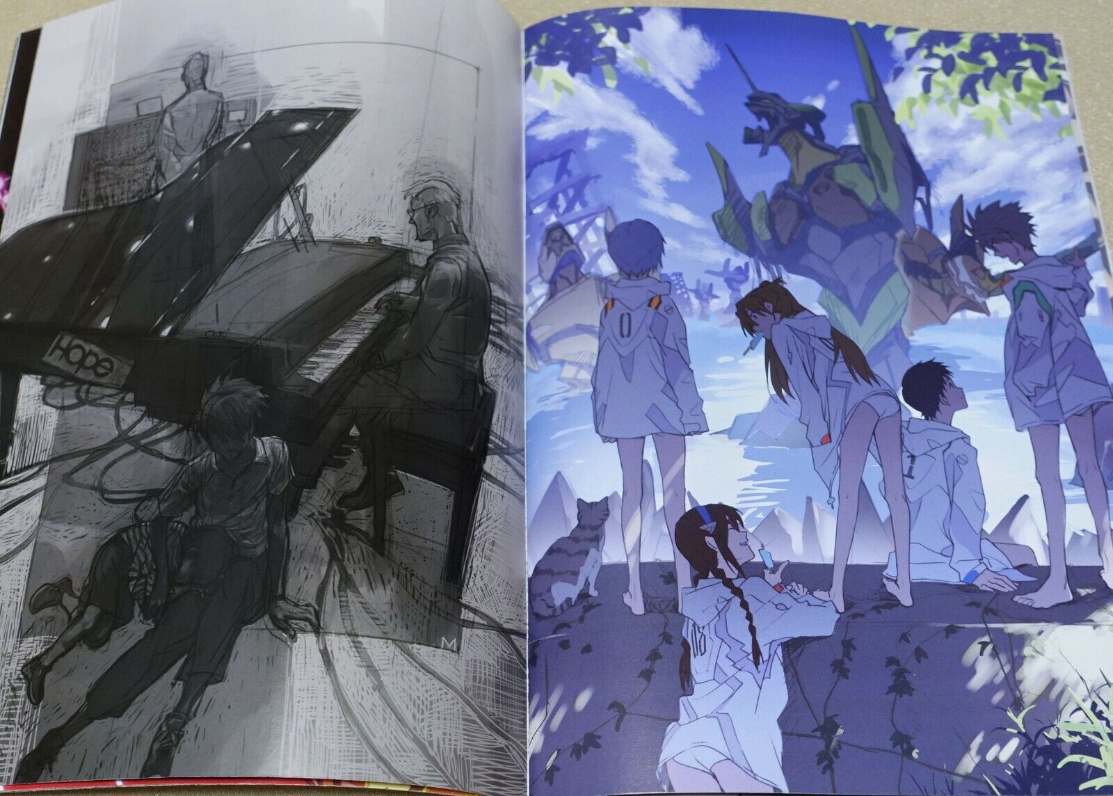 Evangelion Eva extra Staff Art & Prequel Episode of Q Comic with Mini ...