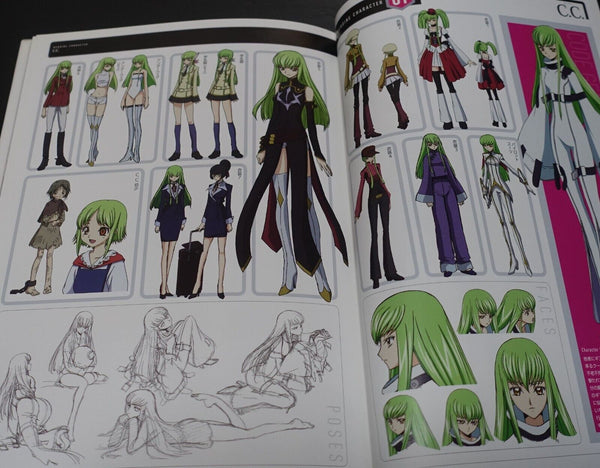 CODE GEASS Official Art Book Heroine's Tribute – q to Japan