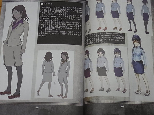 Yoshitoshi Abe Junshoku Deka Setting Art Collection 98page – q to Japan