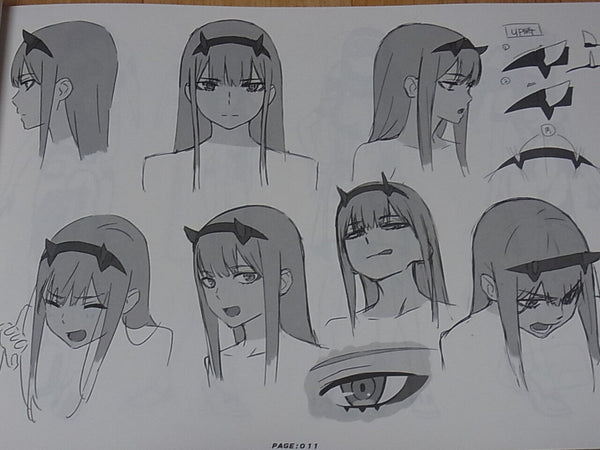 The Art of DIF Vol.XX DARLING in the FRANXX Design Art Book 132 page C ...
