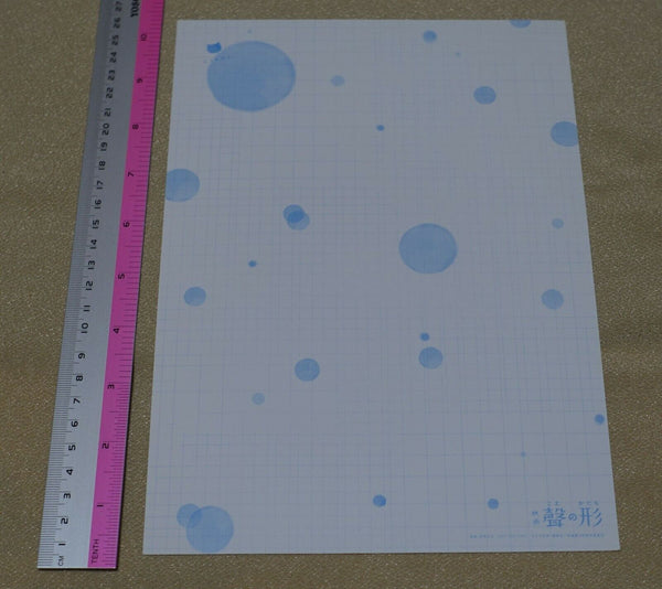 Movie A Silent Voice The Shape of Voice Theater Privilege Art Sheet Sh ...