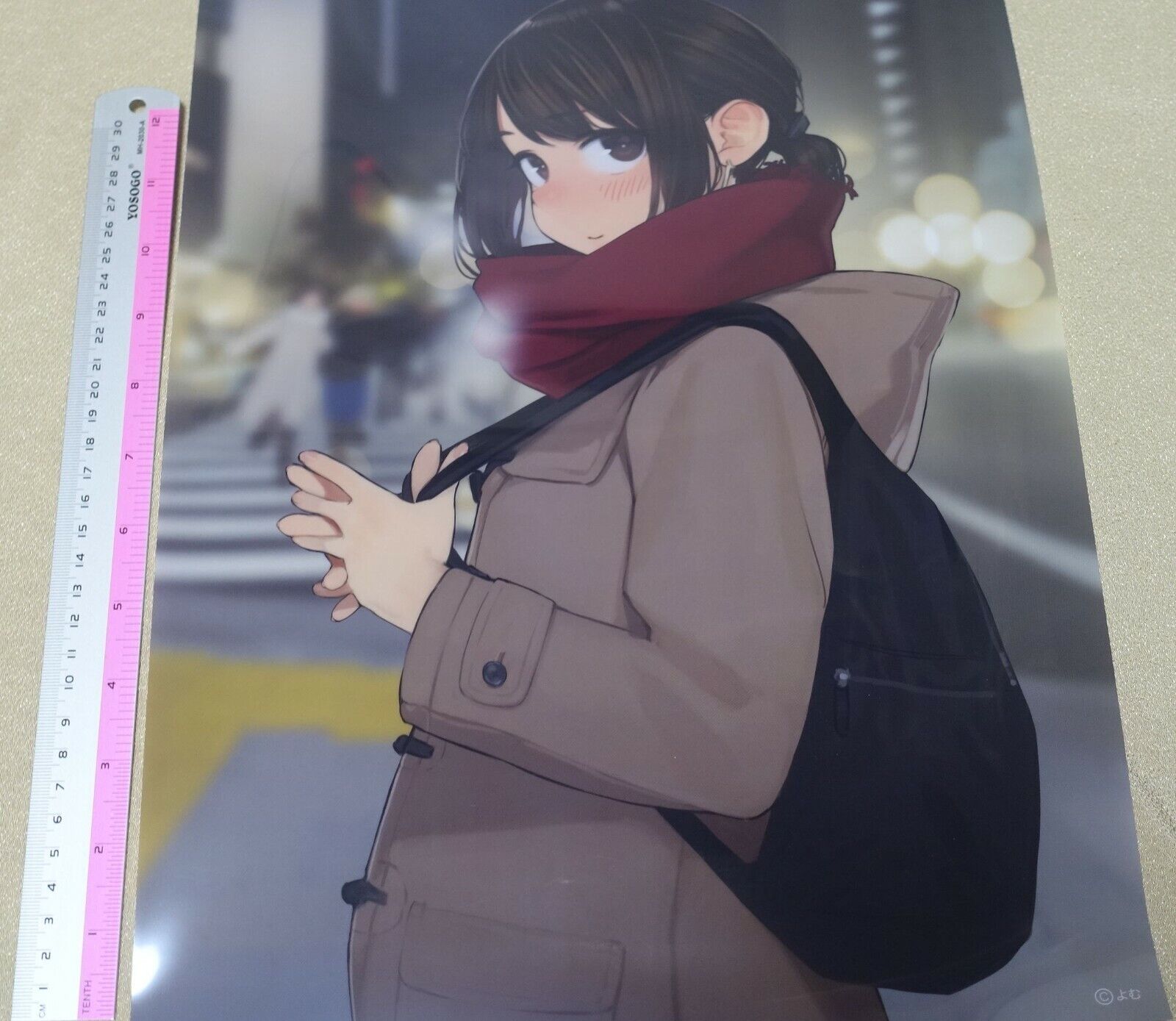 Yom Shoten Tights Girl Color Art Book Douki Chan vol.5 & PVC Art Sheet ...