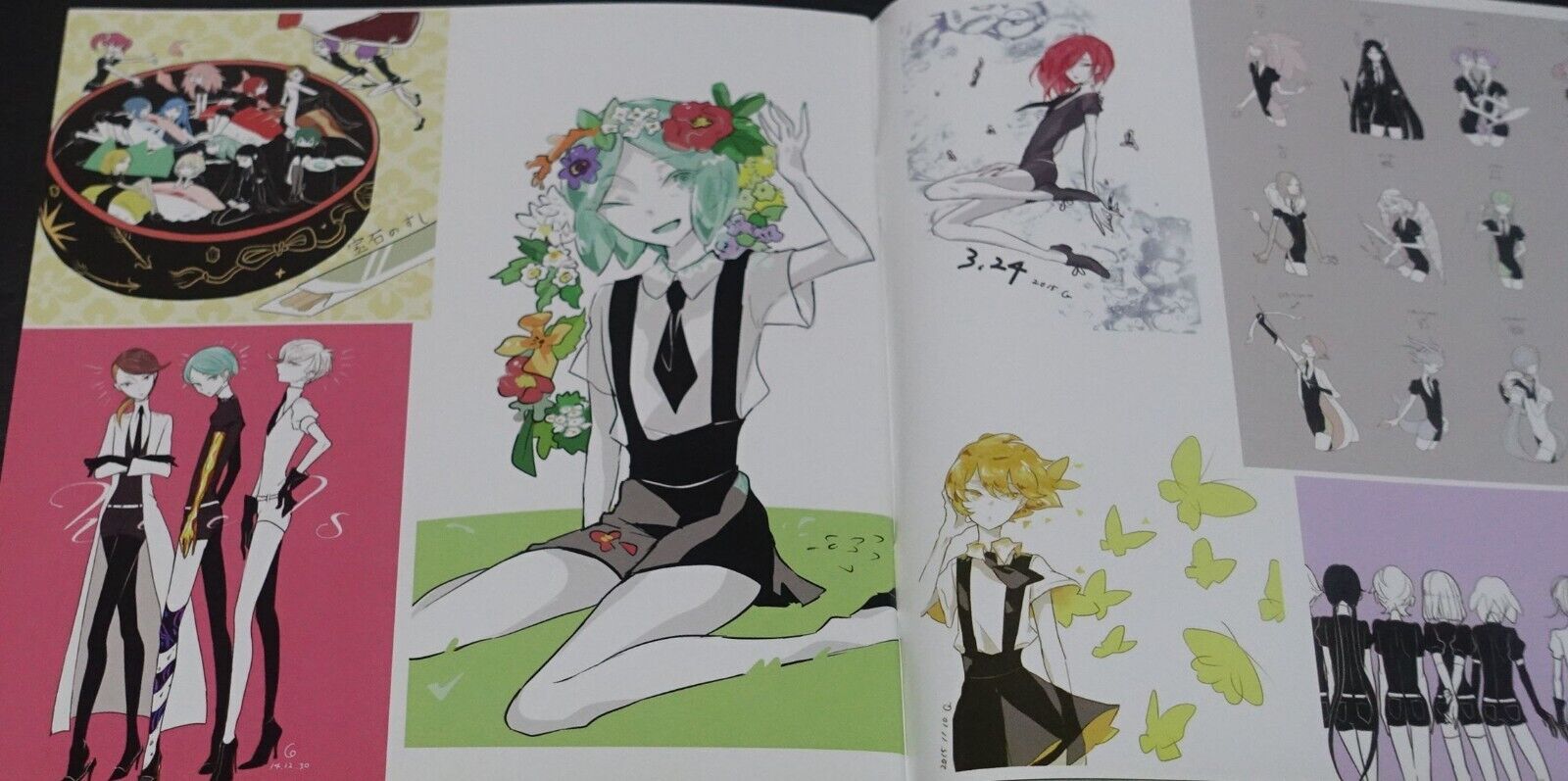 Kojima Houseki no Kuni Land of the Lustrous Color Fan Art Book ILLUSTB ...