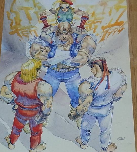 Capcom Mami Itoh Art Sheet 8 Set 36x25cm Street Fighter Vampire – q to ...