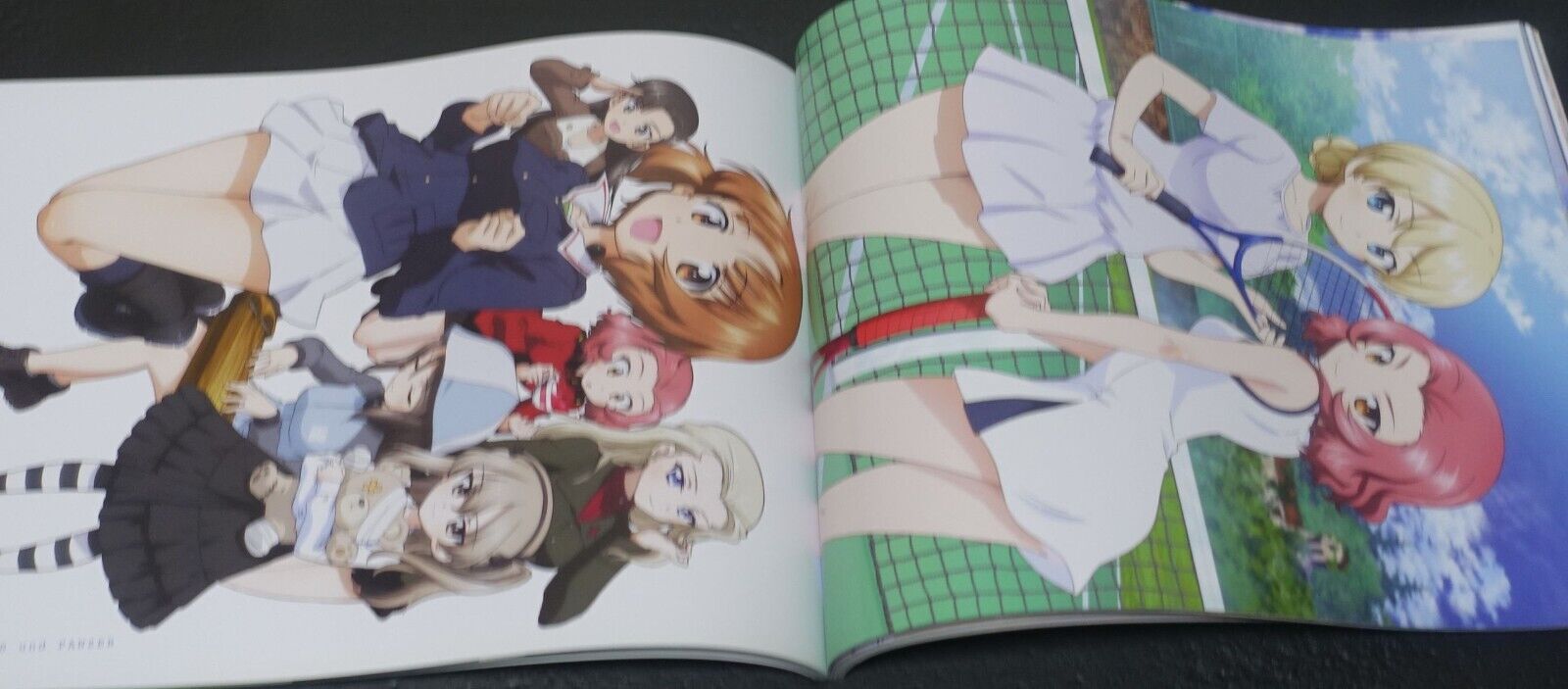 GIRLS und PANZER Characters Official Art Works Sensha-do Shoujo Syashi ...