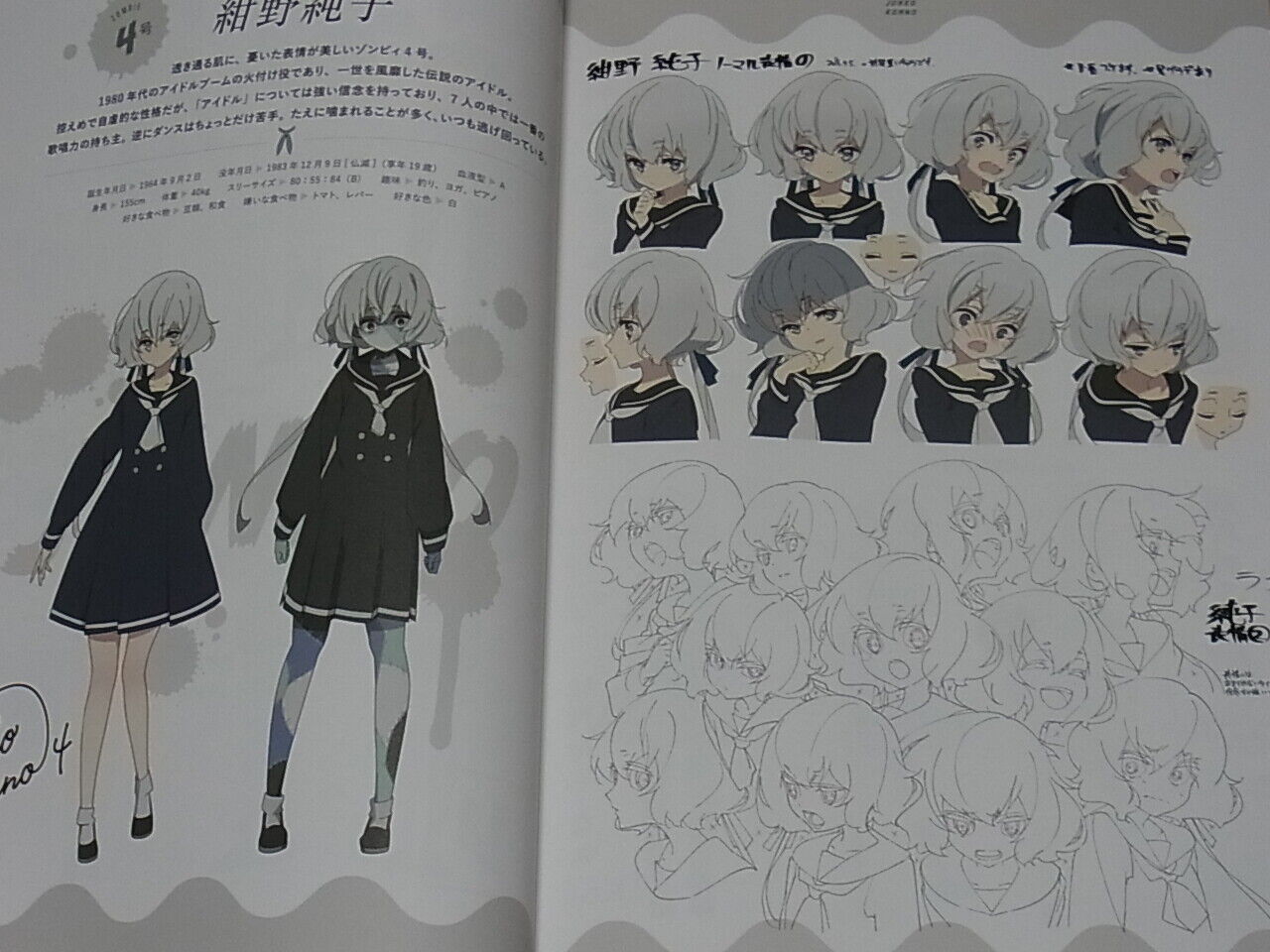 MAPPA ZOMBIE LAND SAGA FIRST FAN BOOK Setting art & Key Frame Arts 208 ...