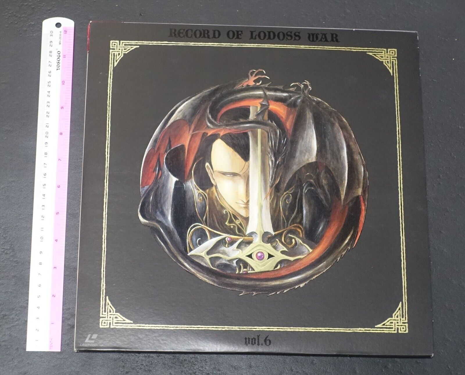 Record of Lodoss War LD Vol.6 Special Diedlit Design Art Board Case – q ...